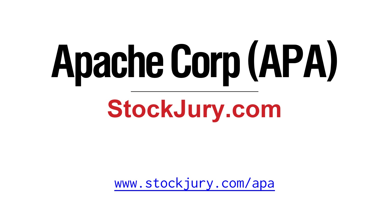 Apache Corp (APA) stock - StockJury.com