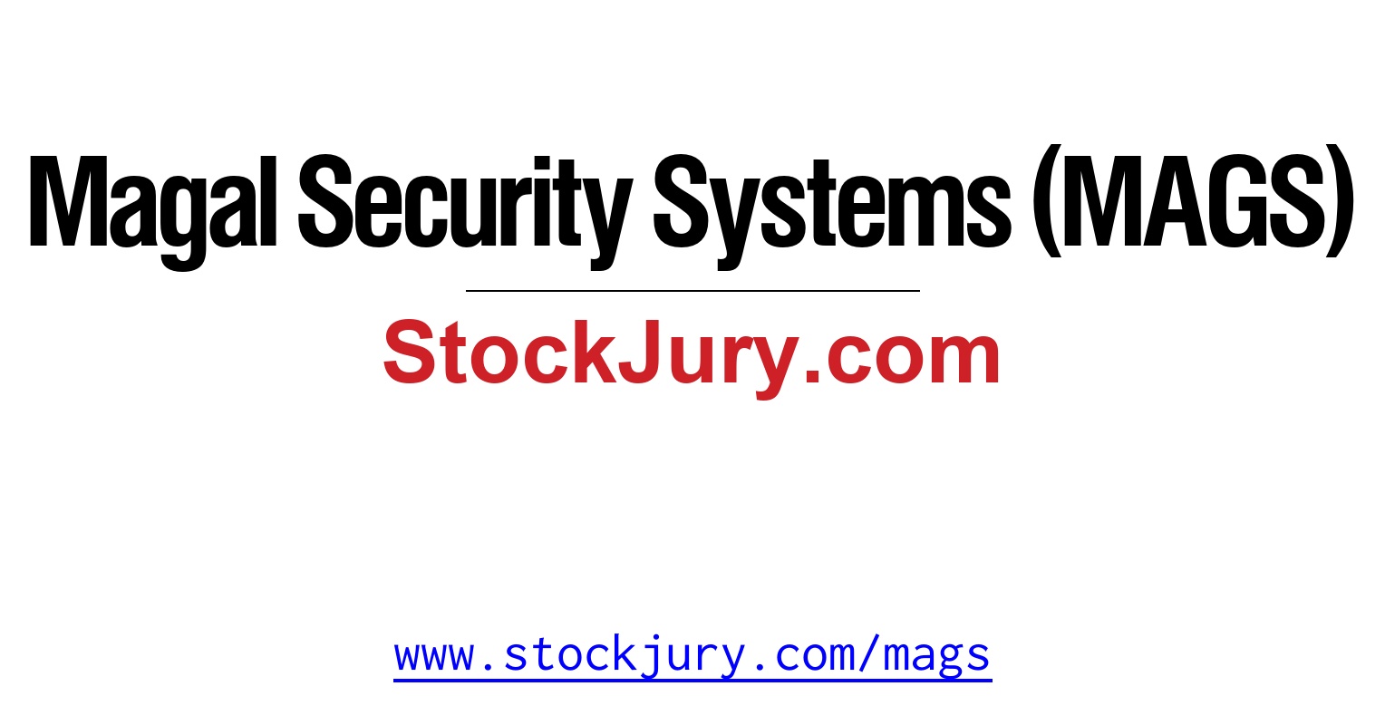 Magal Security Systems (MAGS) stock - StockJury.com
