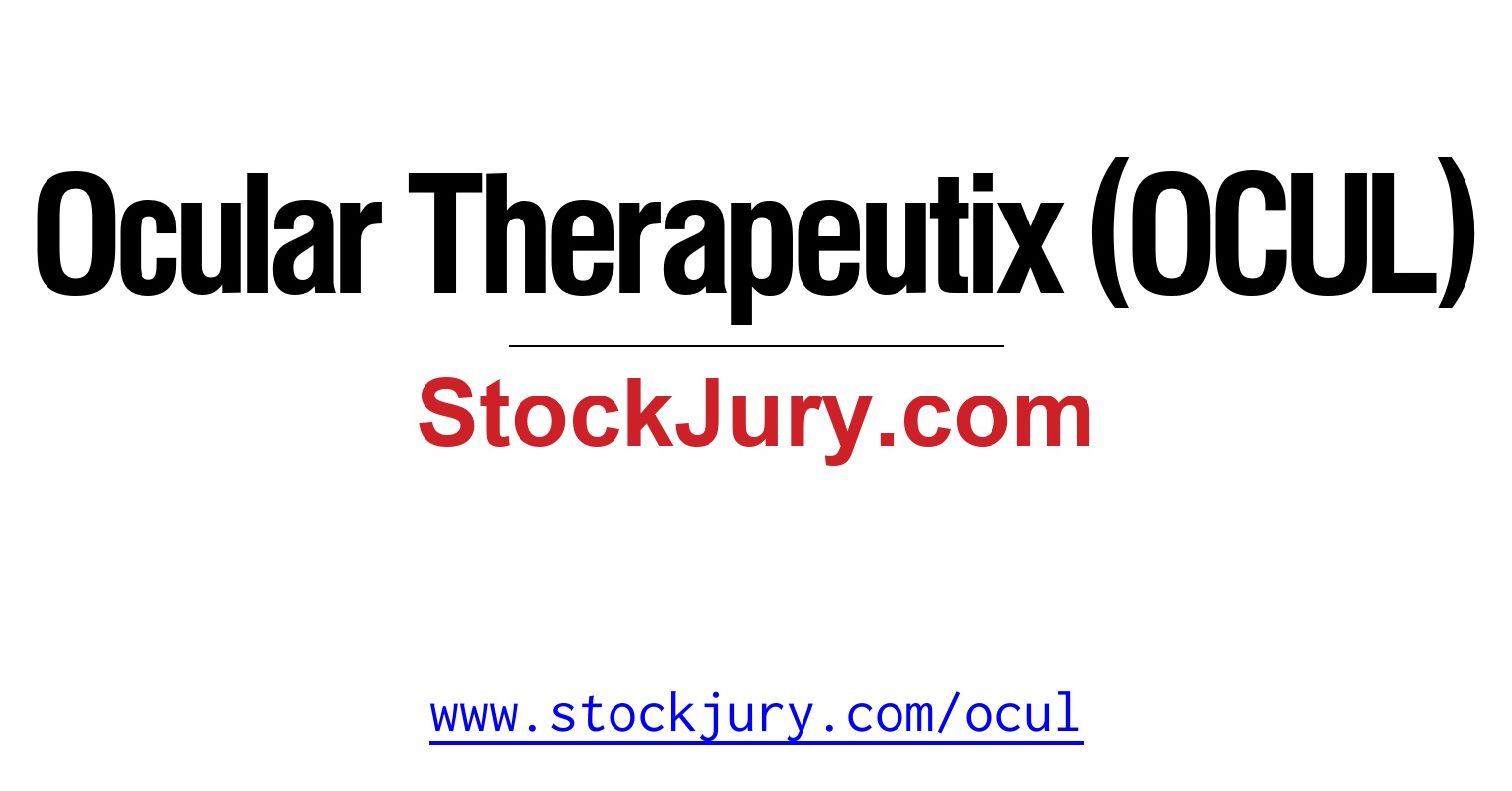 Ocular Therapeutix (OCUL) Stock - StockJury.com