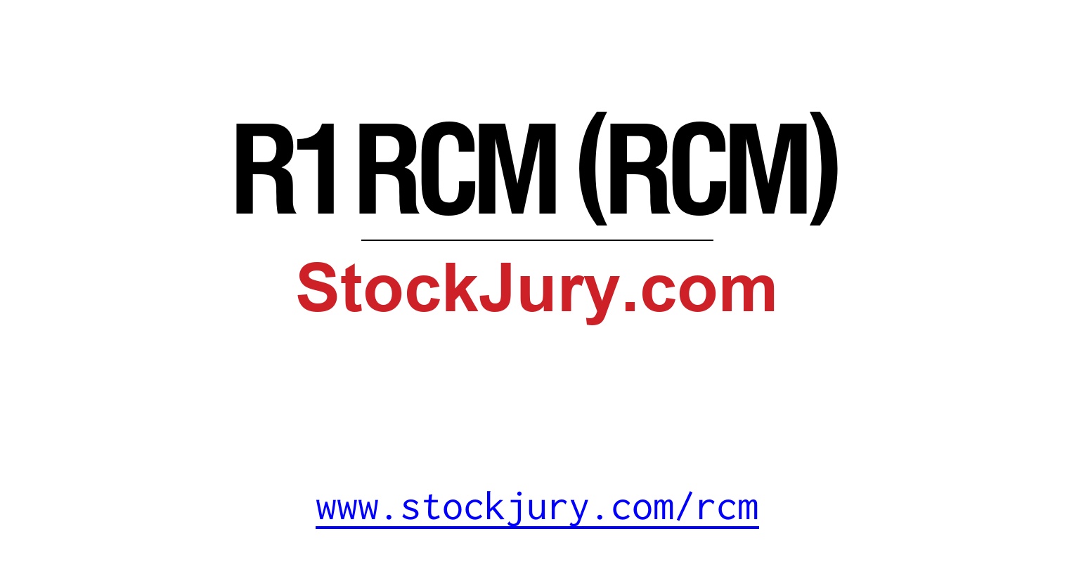 R1 RCM (RCM) stock - StockJury.com