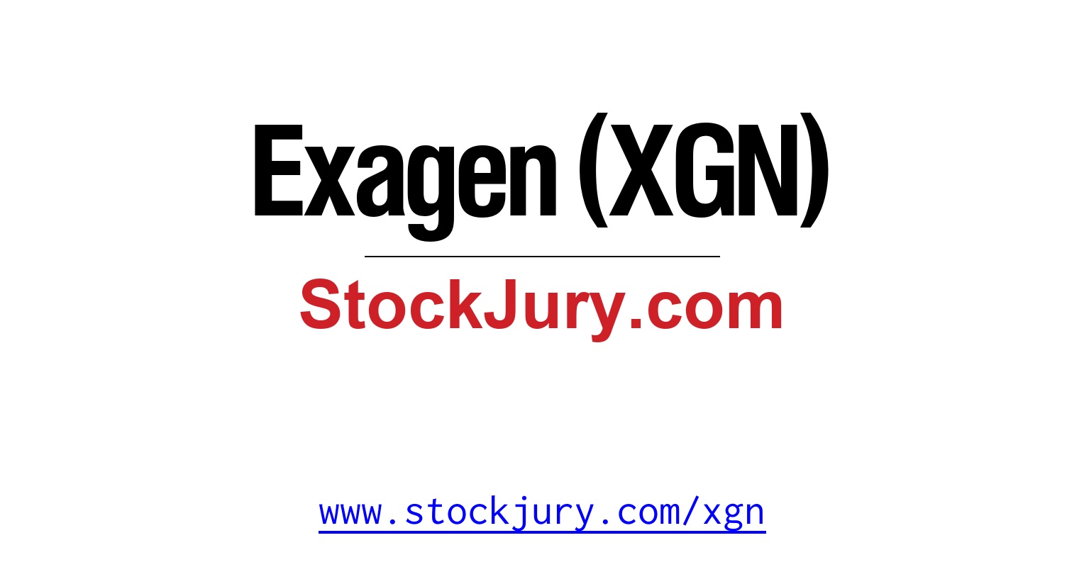 Exagen (XGN) Stock - StockJury.com